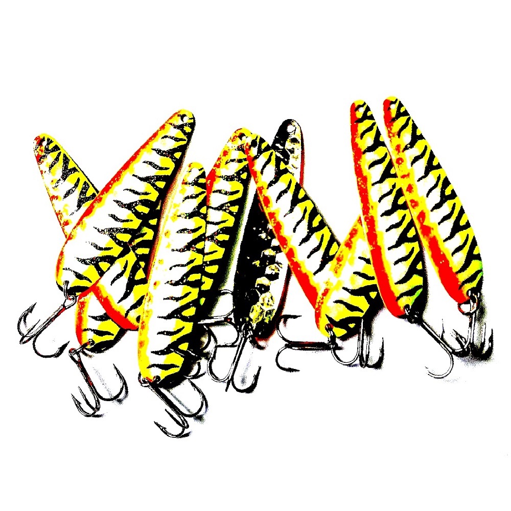 Pearl Fire Tiger bdstd - FLINTSTONE LURES & Fishing Products